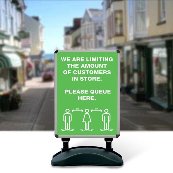 Forecourt Pavement Stands | Passion Marketing and Promotions Ltd